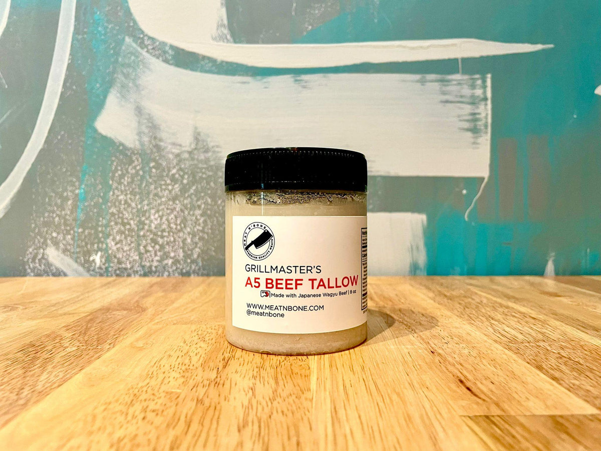 Buy Miyazaki-Gyu A5 Wagyu Beef Tallow - 8oz Jar – Meat N' Bone