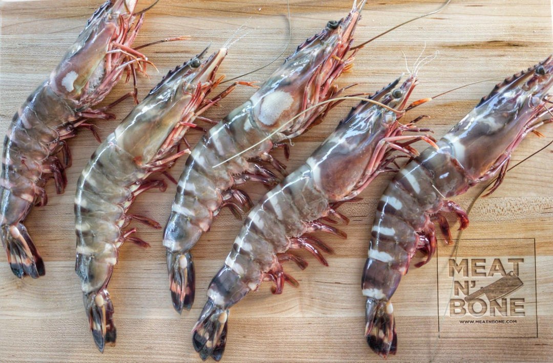 African Tiger Prawns - 4 Pack | U4 & Wild Caught – Meat N' Bone