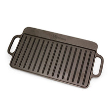 Reversible Rectangular Griddle | Cast Iron (Medium) – Meat N' Bone