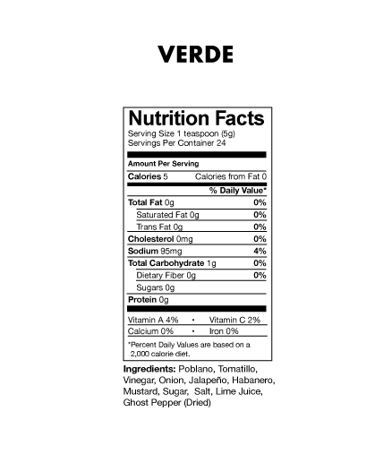 Verde Hot Sauce | 4oz – Meat N' Bone